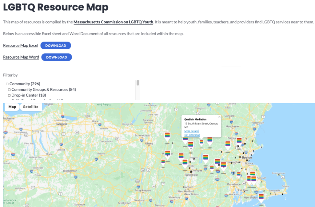 LGBTQ Resources – Family Resource Centers – Massachusetts