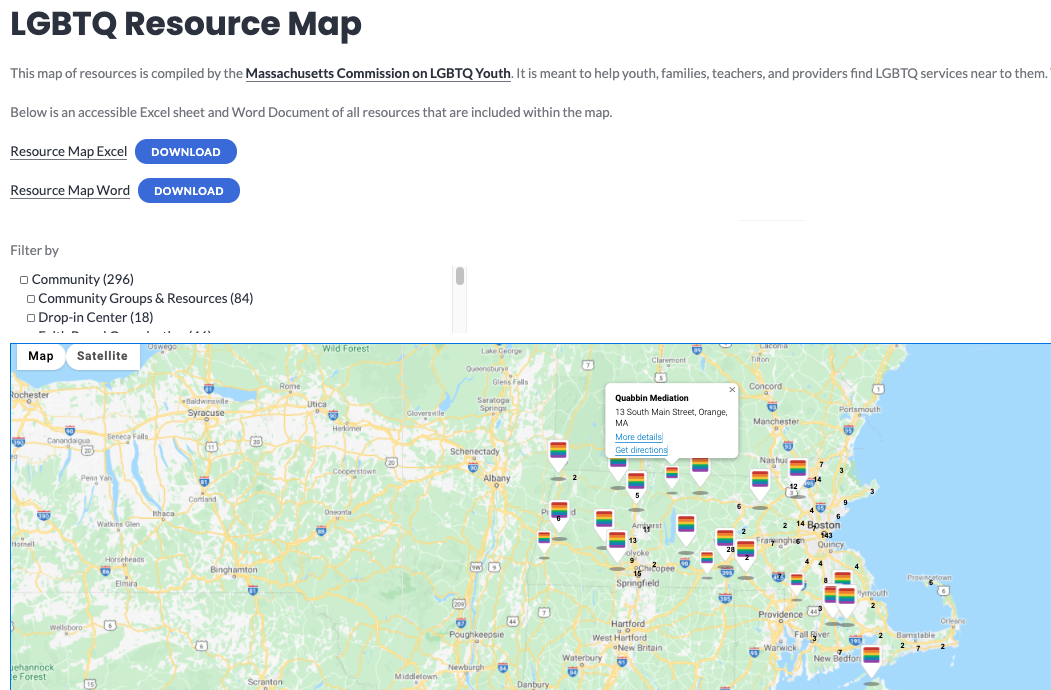 LGBTQ Resources – Family Resource Centers – Massachusetts